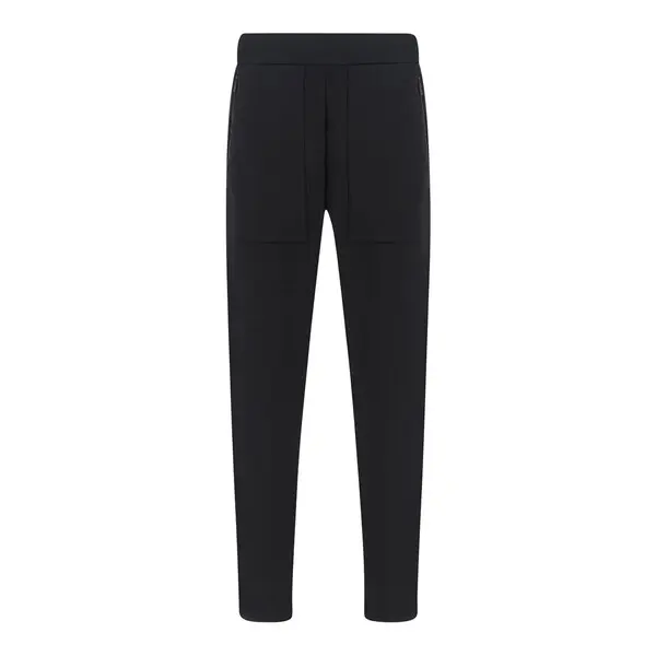 Paul & Shark Supima® Cotton Trousers With Alcantara® Details