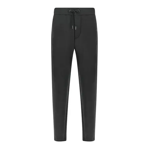 Paul & Shark Active Fleece Cotton Sweatpants - Black