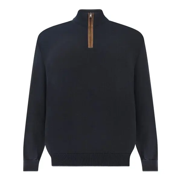Paul & Shark X-soft Wool Half-zip Sweater