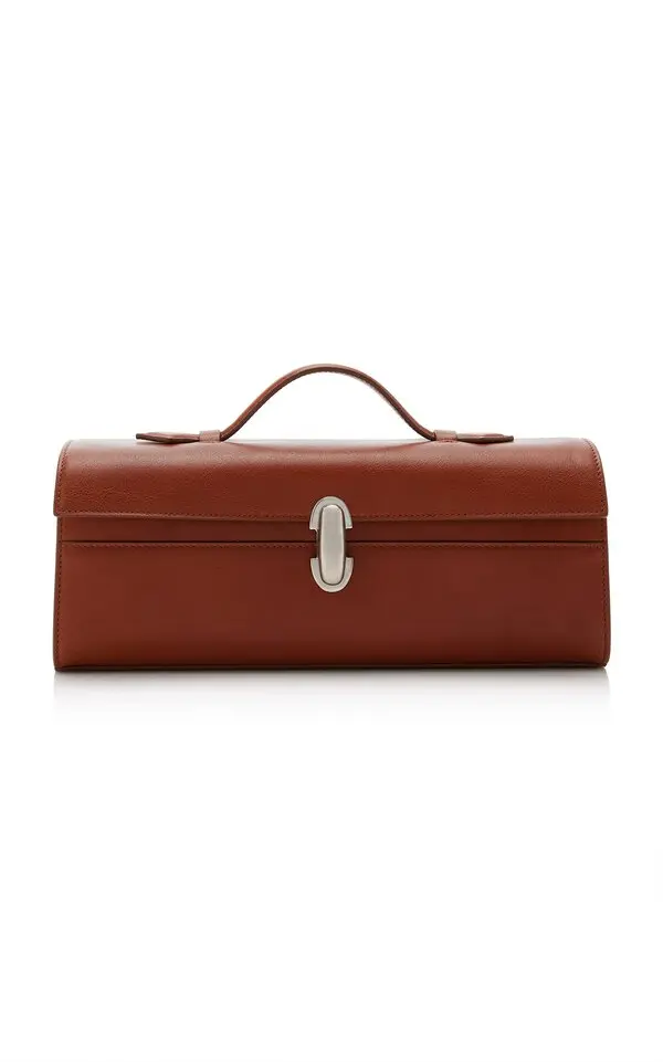 Savette Slim Symmetry Leather Pochette