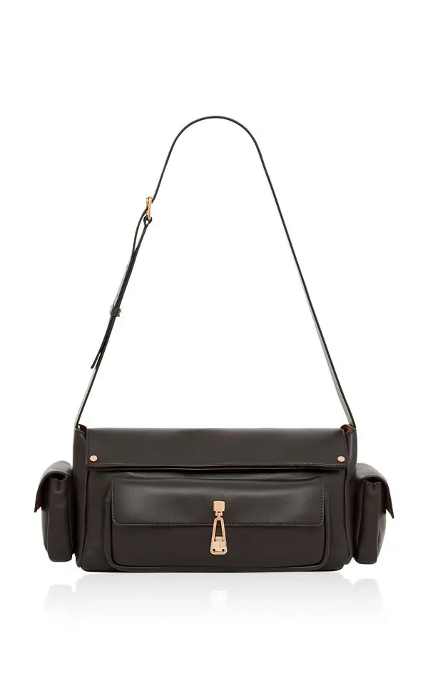Gabriela Hearst Jebb Leather Shoulder Bag