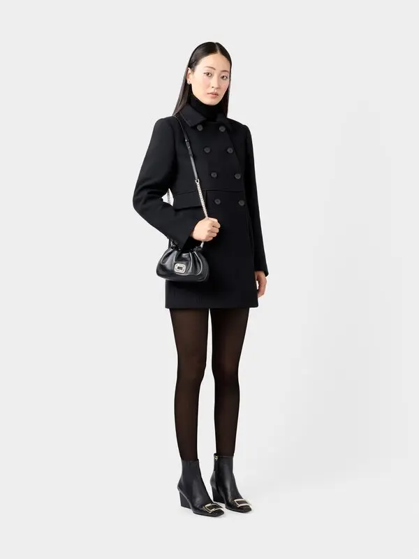 ROGER VIVIER Belle Vivier Wedge Booties In Leather