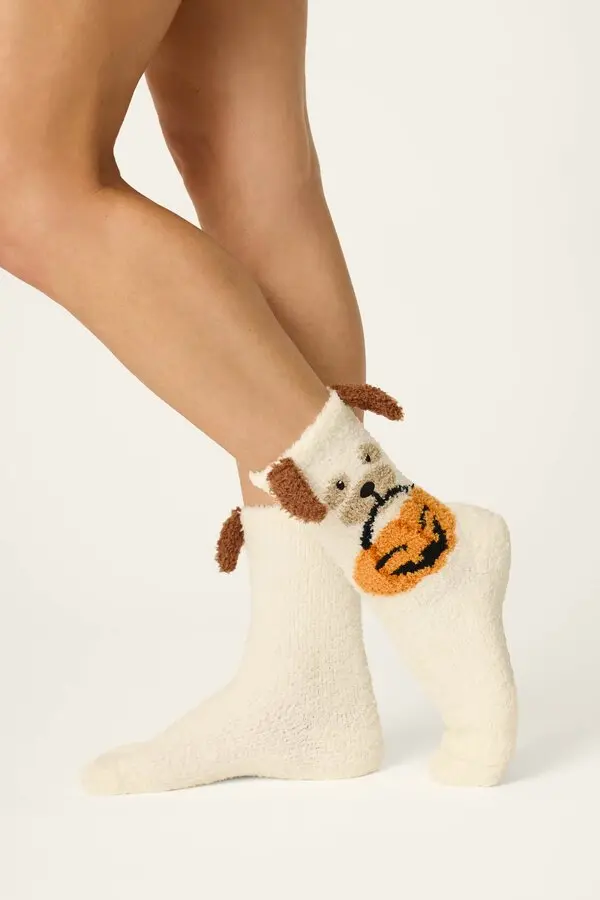 PJ Salvage Boyfriend Boxer Trick-or-treating Dog Socks