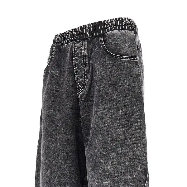 DIESEL® Denim Effect Relaxed Fit Weatpant - Grey
