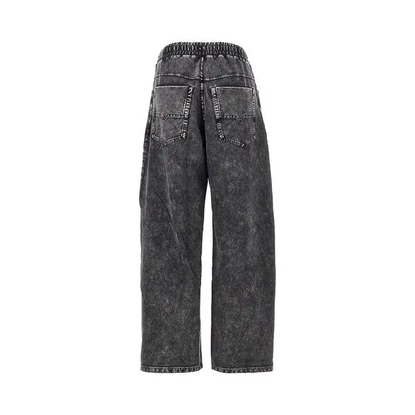 DIESEL® Denim Effect Relaxed Fit Weatpant - Grey