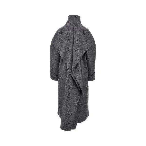 JIL SANDER Double Wool Oversized Coat