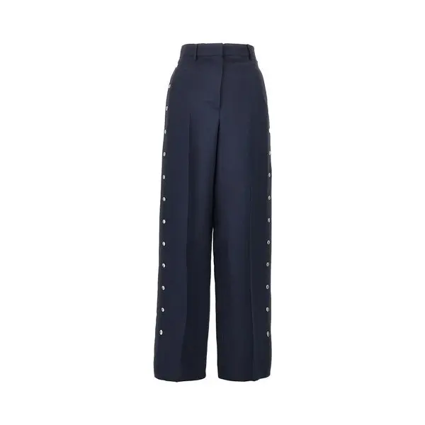 Stella McCartney Tailored Pants With Press-studs - Blue