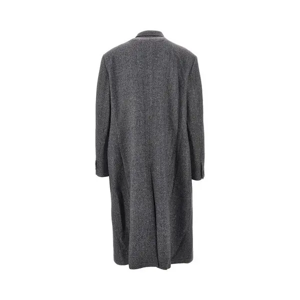 MFPEN Conference' Herringbone Wool Long Coat An