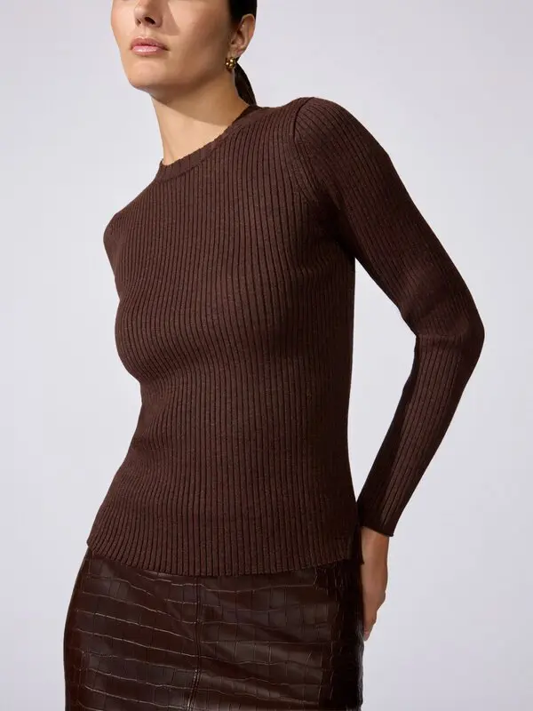 Brochu Walker The Tatum Ribbed Top