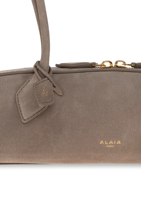 Alaïa Suede Bag ‘teckel Small - Beige