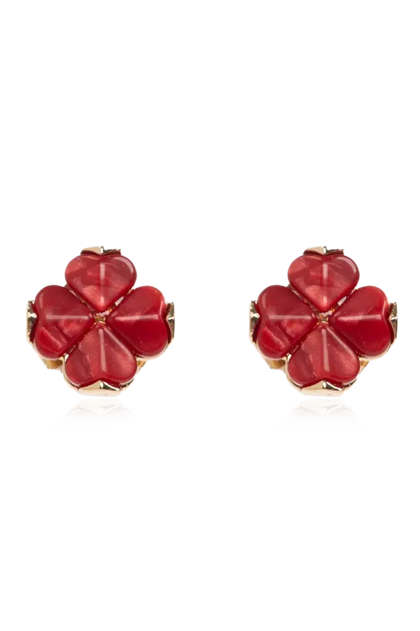 Kate Spade New York Clover-shaped Earrings - Red