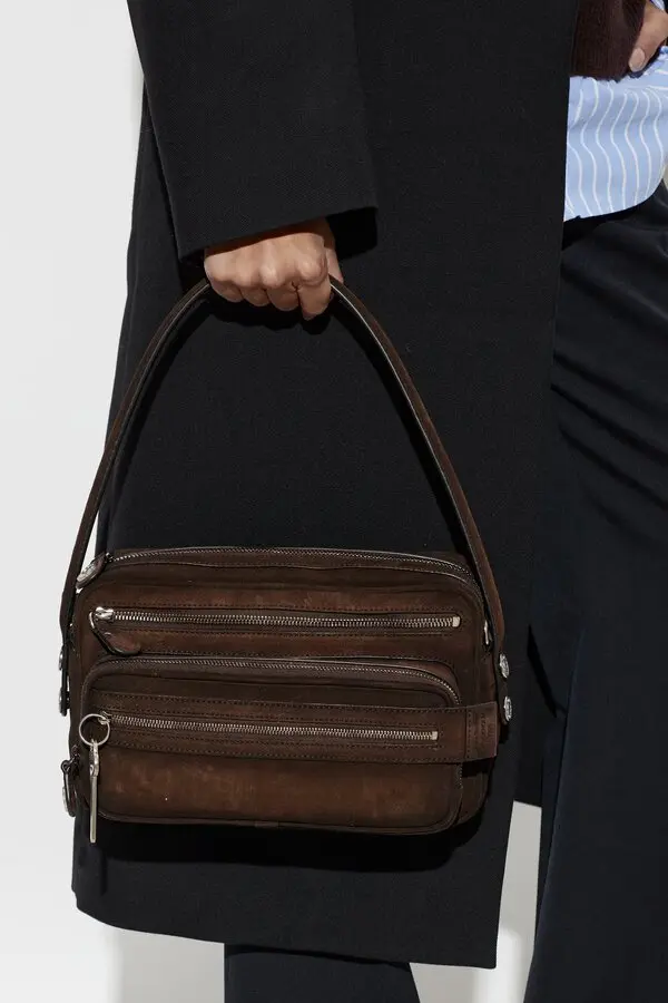 Acne Studios Suede Bag With A ‘vintage’ Effect