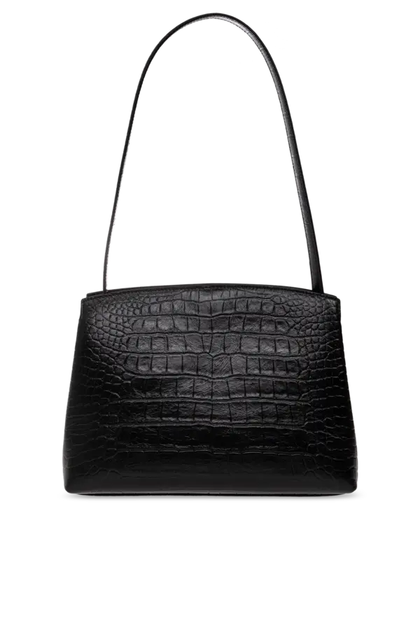 LIFFNER Leather Bag ‘pushlock Croc