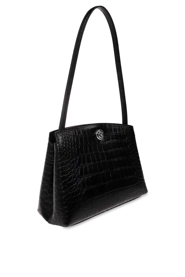 LIFFNER Leather Bag ‘pushlock Croc