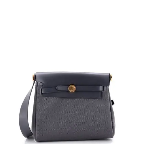 Hermès Herbag Zip Toile And Leather 20