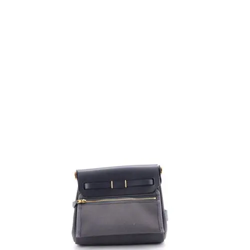 Hermès Herbag Zip Toile And Leather 20