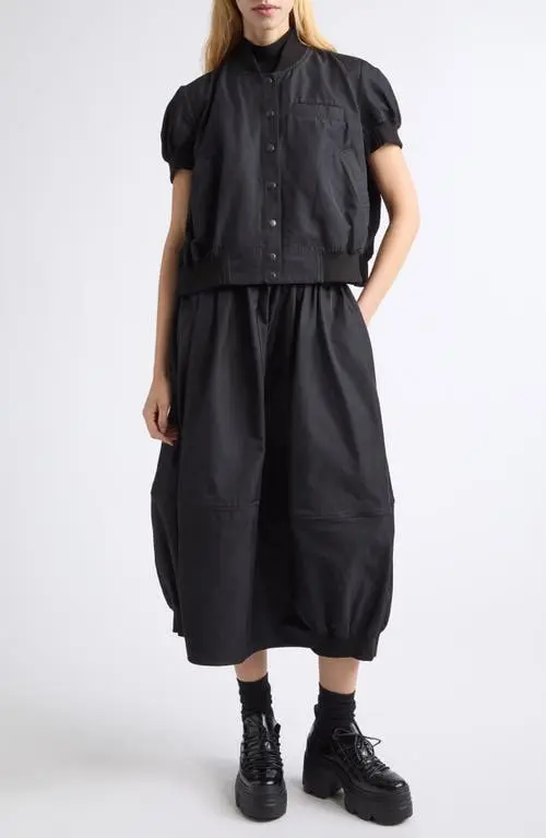 MELITTA BAUMEISTER Snap Bomber Shirt