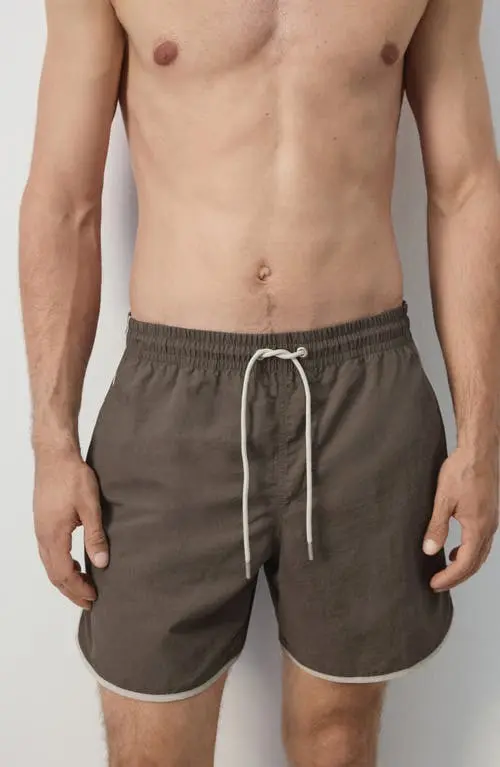 Mango Drawstring Swim Trunks