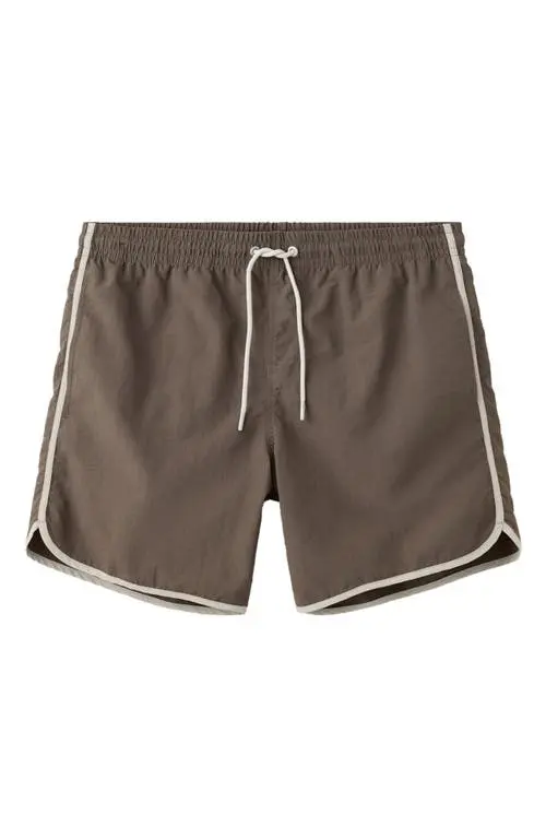 Mango Drawstring Swim Trunks