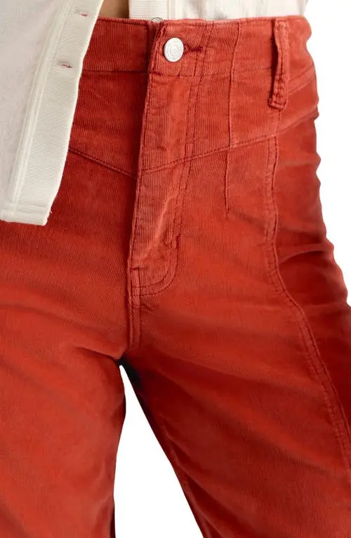 Free People Libre High Waist Wide Leg Corduroy Pants - Bossa Nova