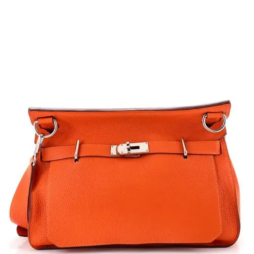 Hermès Jypsiere Bag Clemence 34 - Orange