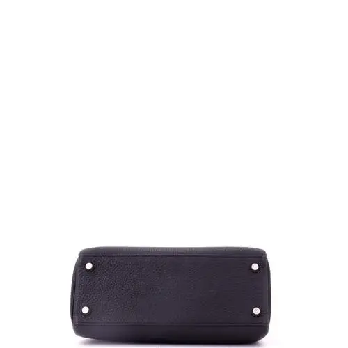 Hermès Kelly Handbag Togo With Palladium Hardware 25