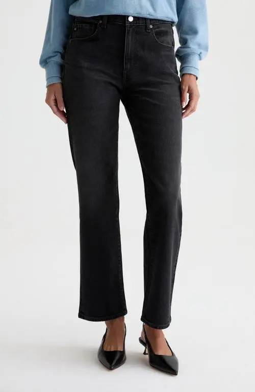 Ag Brinley Mid Rise Straight Leg Jeans