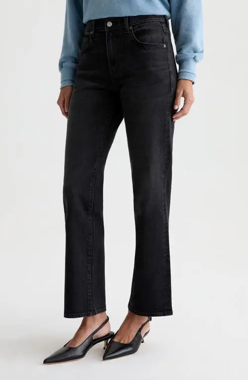 Ag Brinley Mid Rise Straight Leg Jeans