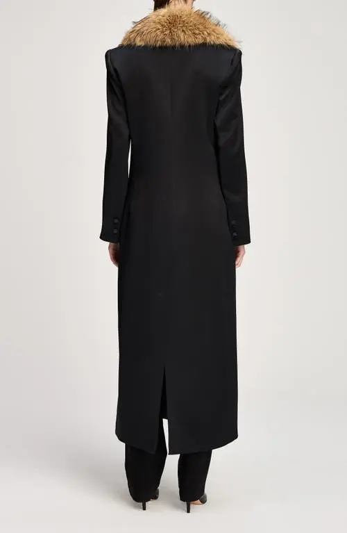 Cinq À Sept Jyn Faux Fur Collar Coat