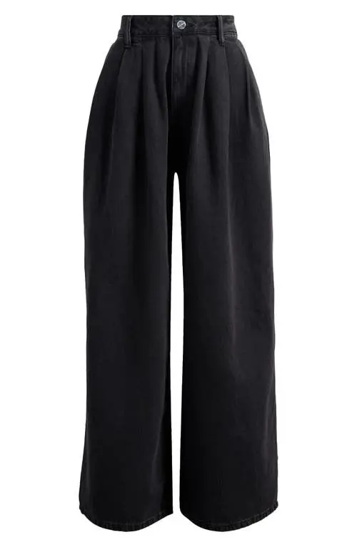 ALLSAINTS Axis Pleated Wide Leg Jeans