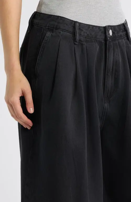 ALLSAINTS Axis Pleated Wide Leg Jeans