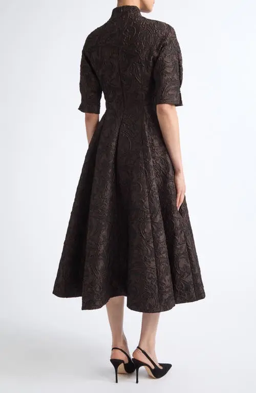 EMILIA WICKSTEAD Quinley Jacquard Midi Dress