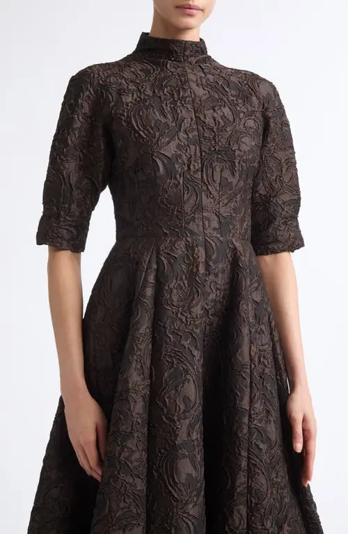 EMILIA WICKSTEAD Quinley Jacquard Midi Dress