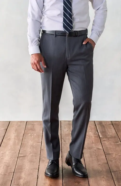 THE BLACK TUX Slim Suit Pants - Grey