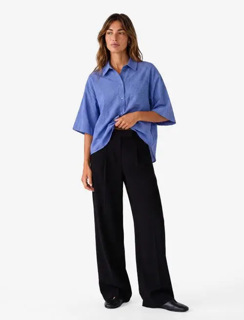 Koton Wide Leg Tailored Trousers With Pockets