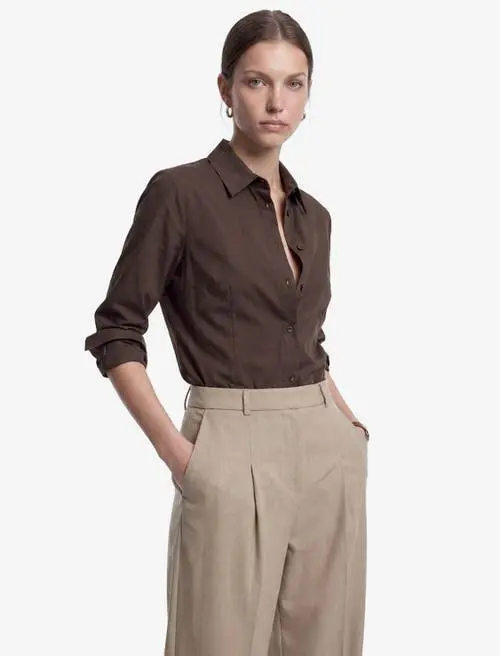 Koton Pleated Wide Leg Tailored Barrel Pants