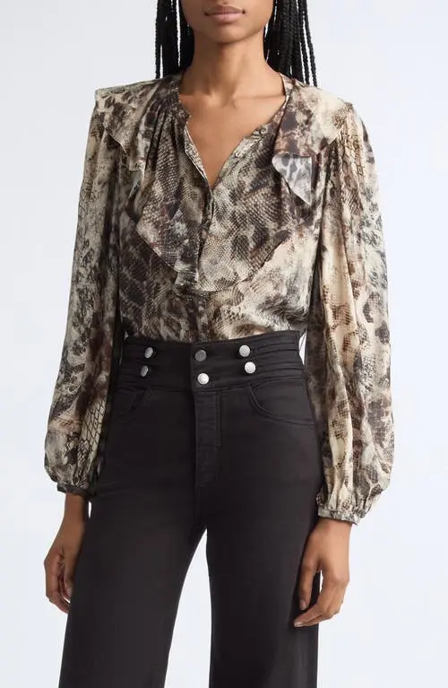 Ramy Brook Star Ruffle Top