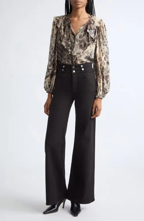 Ramy Brook Star Ruffle Top