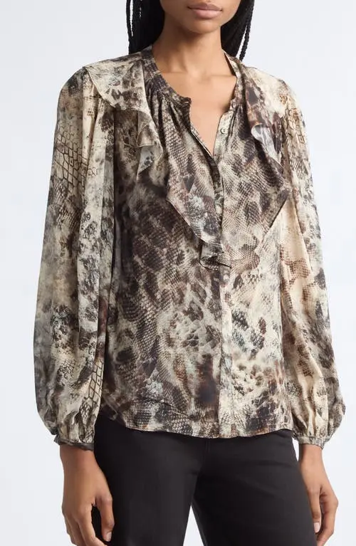 Ramy Brook Star Ruffle Top