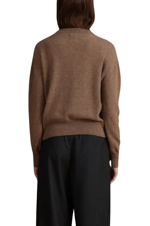 VIR VITA Agatha Cashmere Cardigan - Toasted Walnut