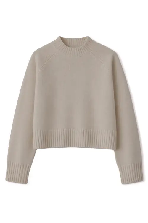 VIR VITA Bruna Cashmere Sweater - Claystone