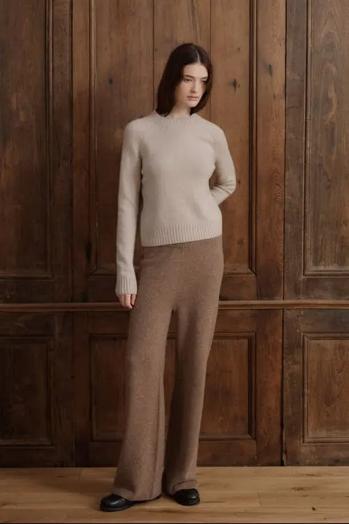 VIR VITA Bruna Cashmere Sweater - Claystone