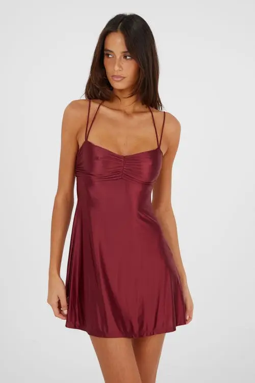 SASHA THERESE Georgette Mini Dress
