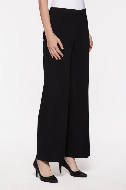 Ming Wang Knit Wide Leg Pants