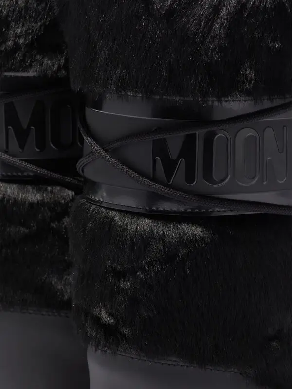 Moon Boot Icon High Faux Fur Boots