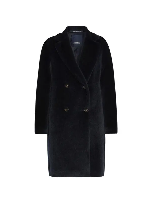 Max Mara Wool Double-breasted Coat - Multicolor