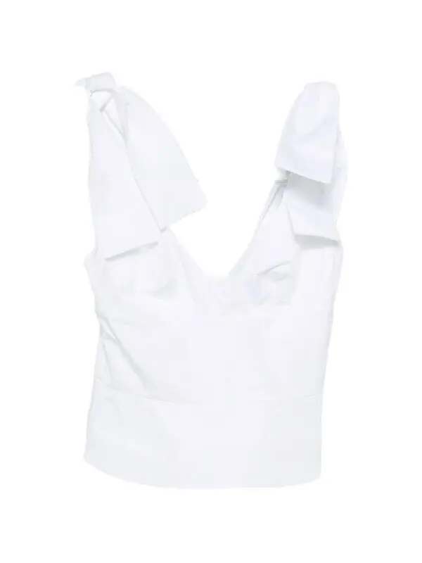 Celine Cotton Bustier Top