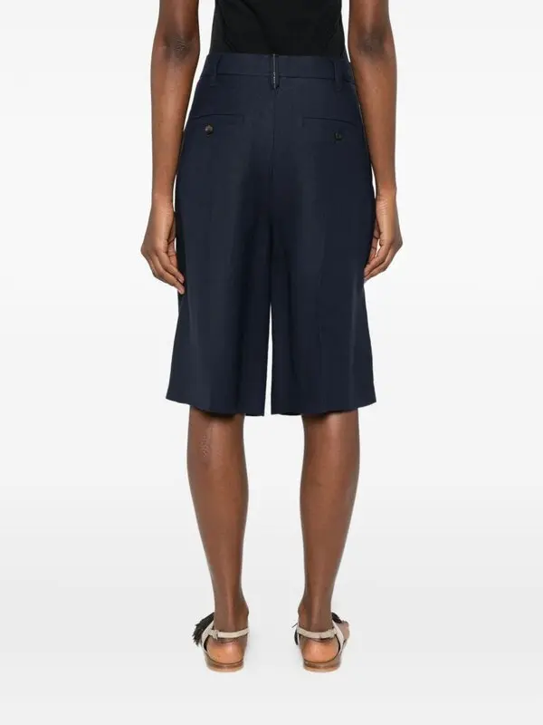 Brunello Cucinelli Linen Blend Bermuda Shorts