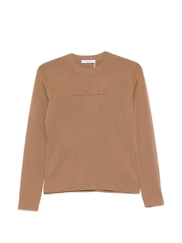 Max Mara Wool Crewneck Sweatet - Multicolor