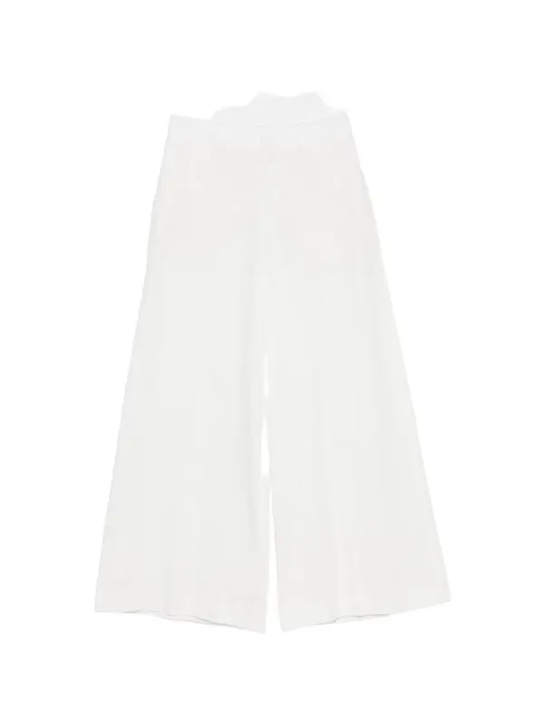 Celine Wide-leg Cotton Trousers